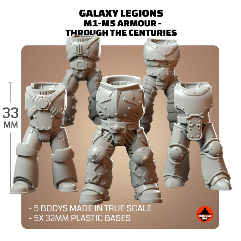 M1-М5 Armour - Through the Сenturies (True Scale)